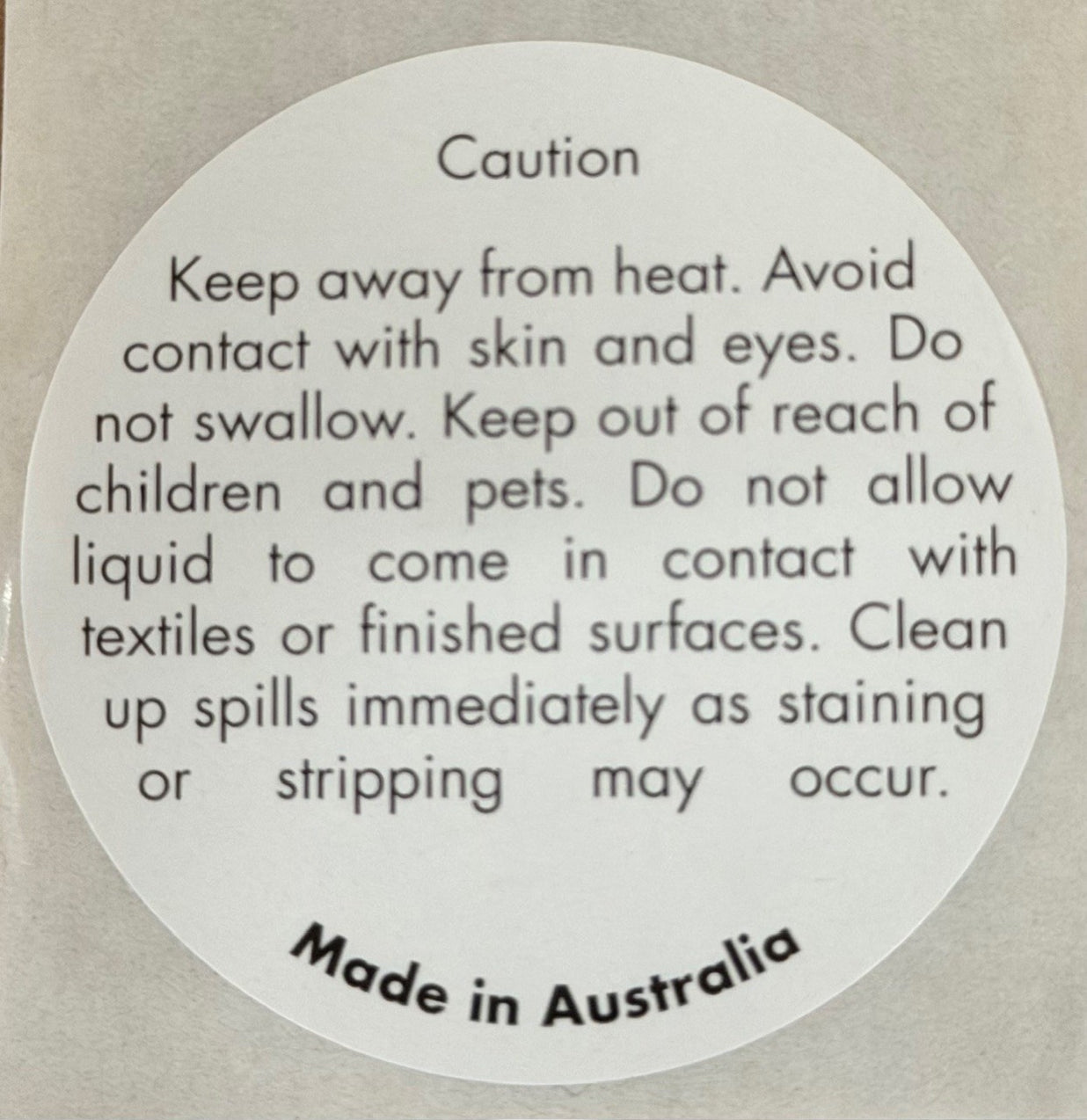 Buy Caution Labels - Diffuser - Large - 5.0cm Online | Candle Supply