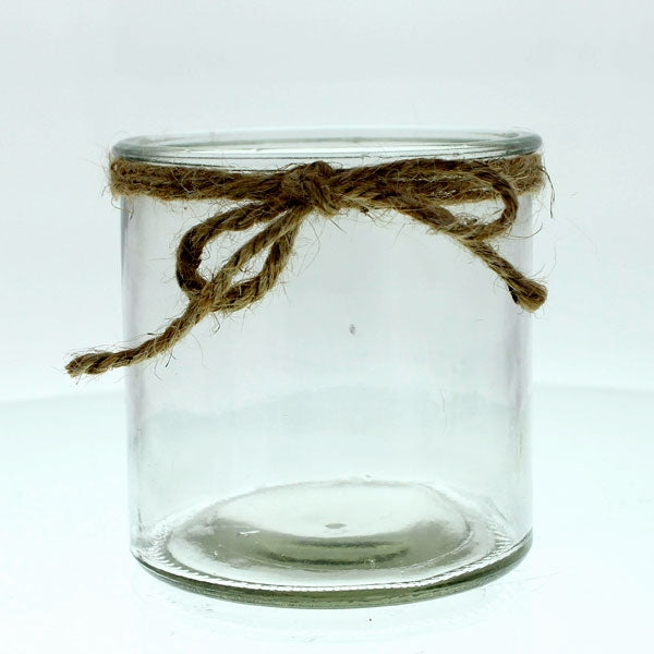 Buy Cylinder - Rustic - Clear Glass with Twine - Large Online | Candle ...