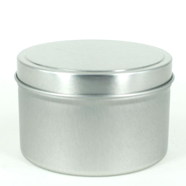 Buy Travel Tins - 8oz - Silver - Seamless with Solid Lid Online ...